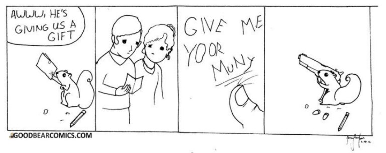 Clever Squirrel – GoodBearComics©2022