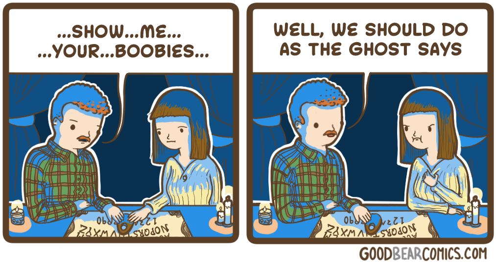 Ouija Time – GoodBearComics©2022