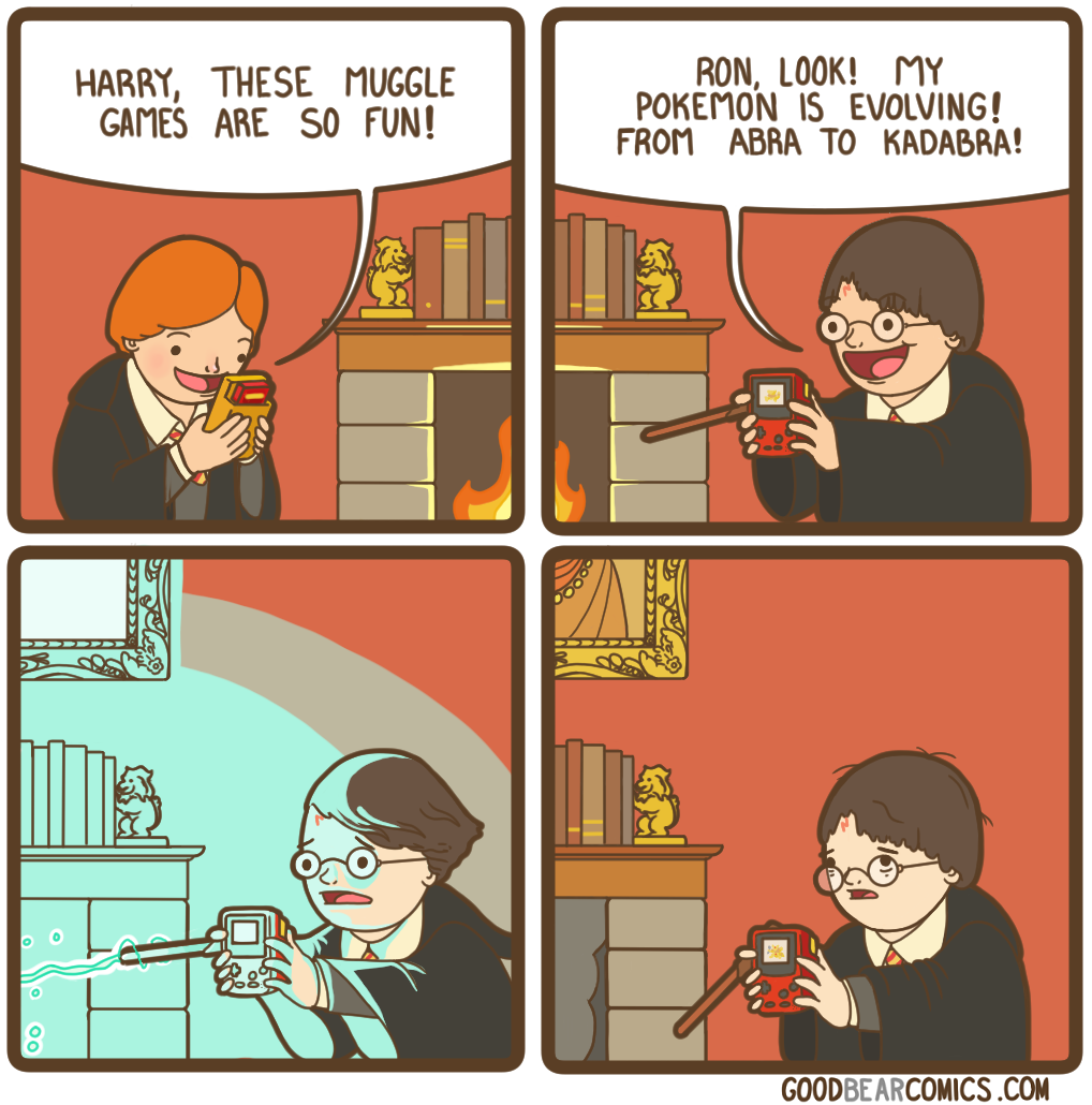 Muggle Games – GoodBearComics©2022