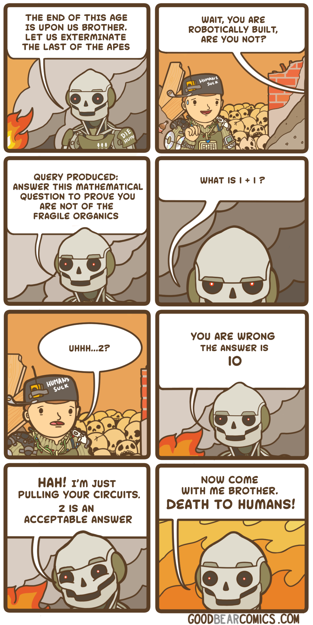 Fall of the Planet of the Humans – GoodBearComics©2022