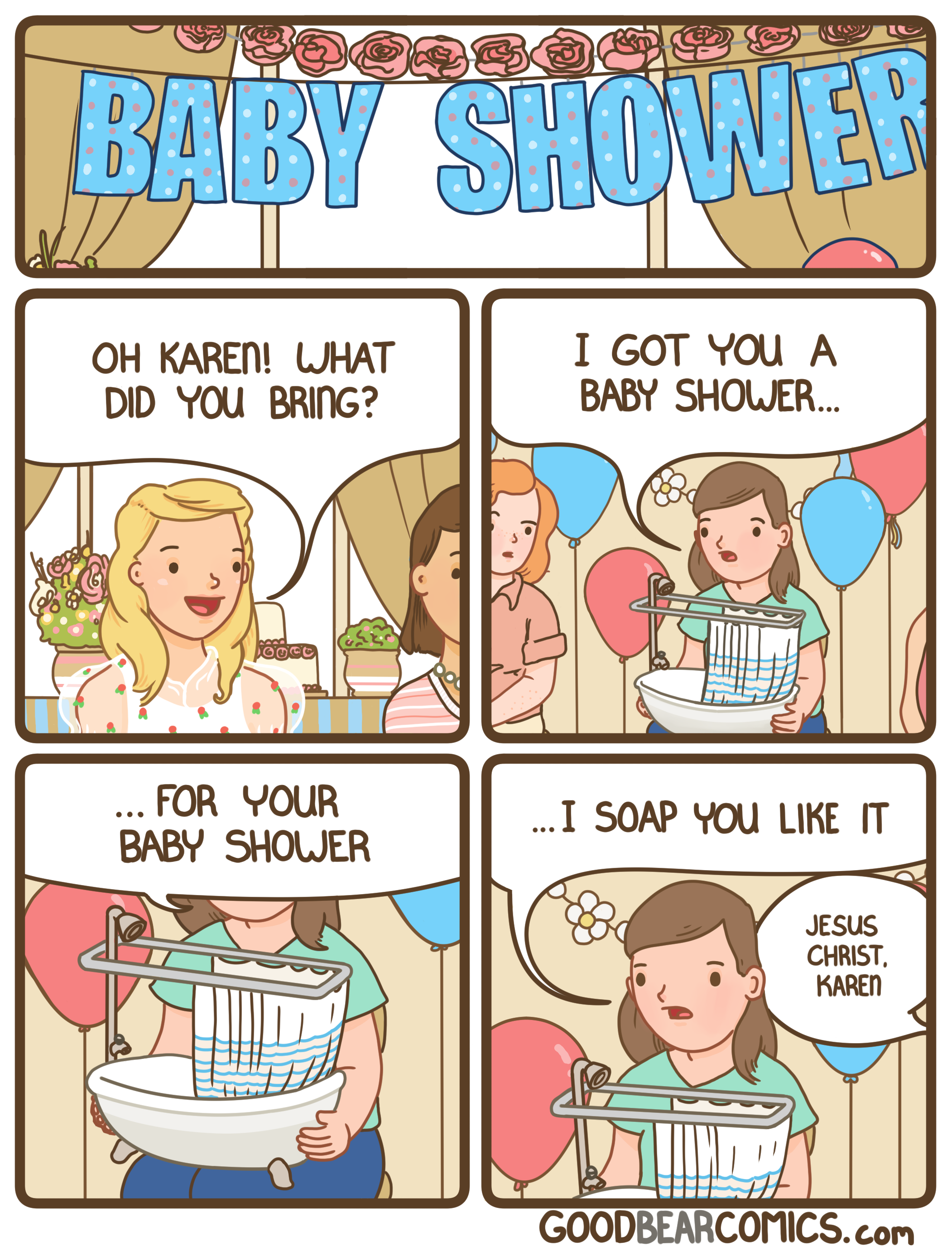 Baby Shower – GoodBearComics©2022