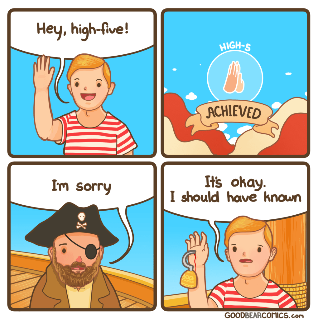 High-Five! – GoodBearComics©2022