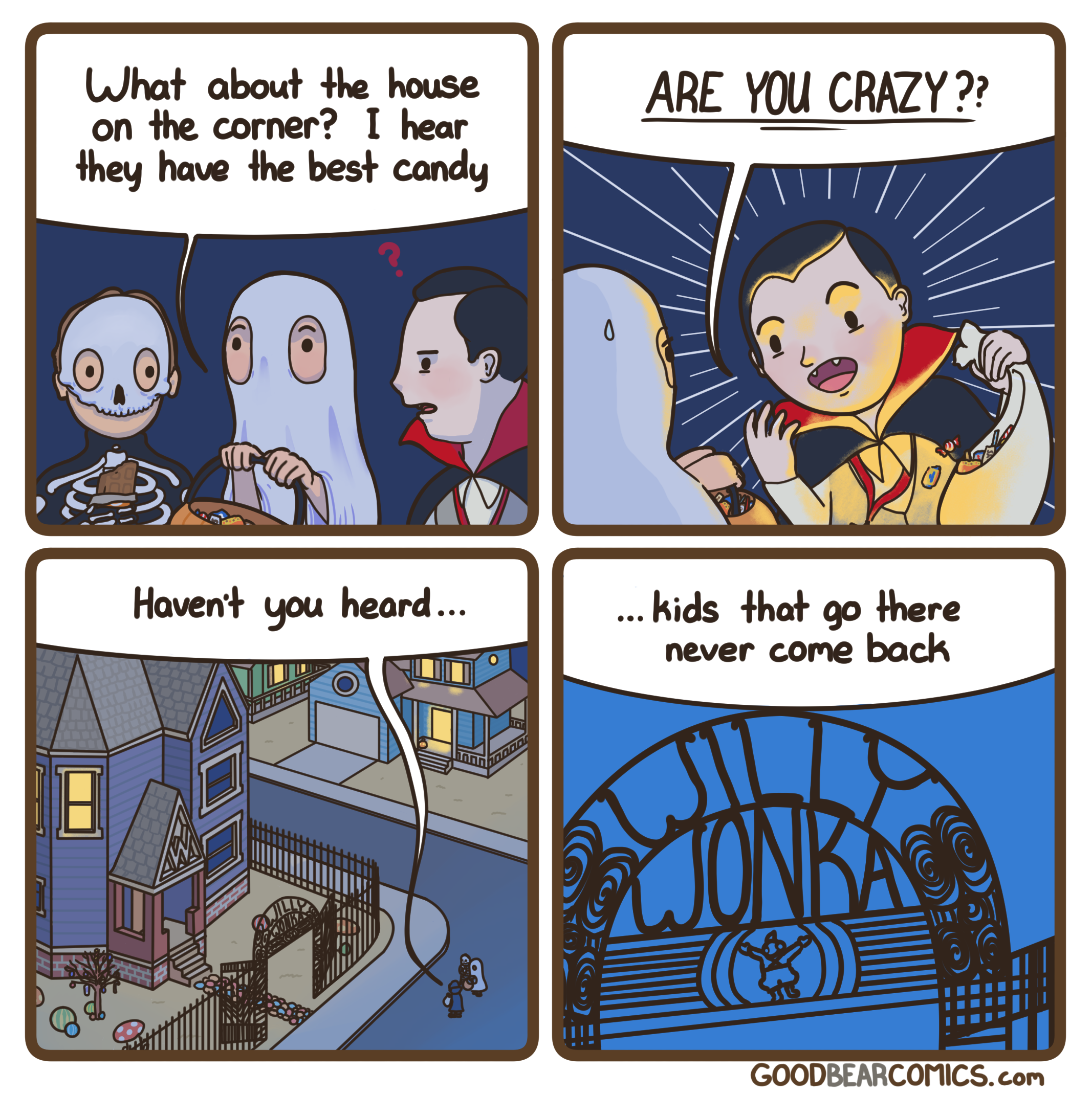 Halloween Night – GoodBearComics©2022