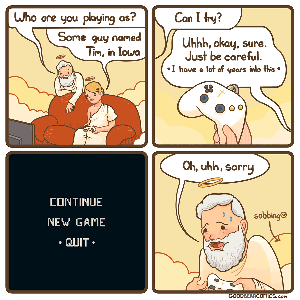 Just a game – GoodBearComics©2022