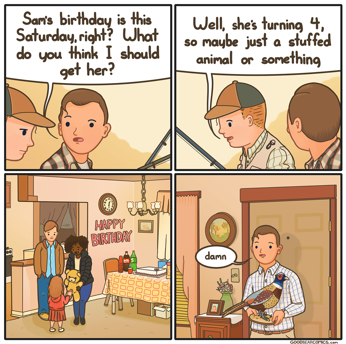 Birthday Gift – GoodBearComics©2022