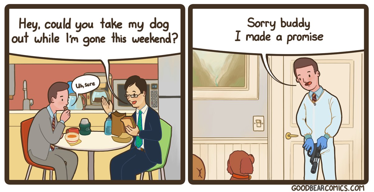 Take Out – GoodBearComics©2022