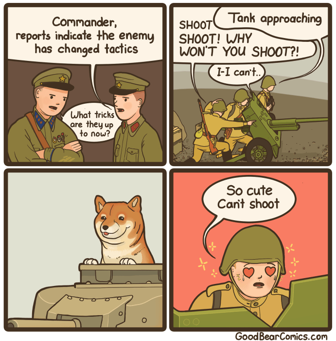 Many Tanks – GoodBearComics©2022