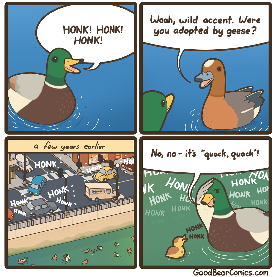 Honk – GoodBearComics©2022